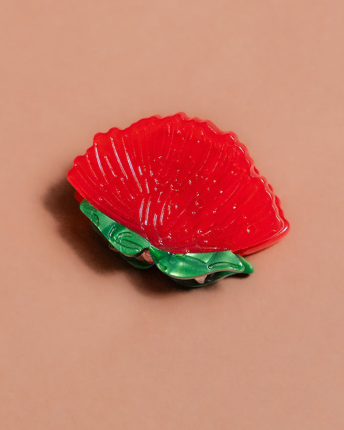 ʻŌhiʻa Lehua Red Hair Clip | Mini – Laulima